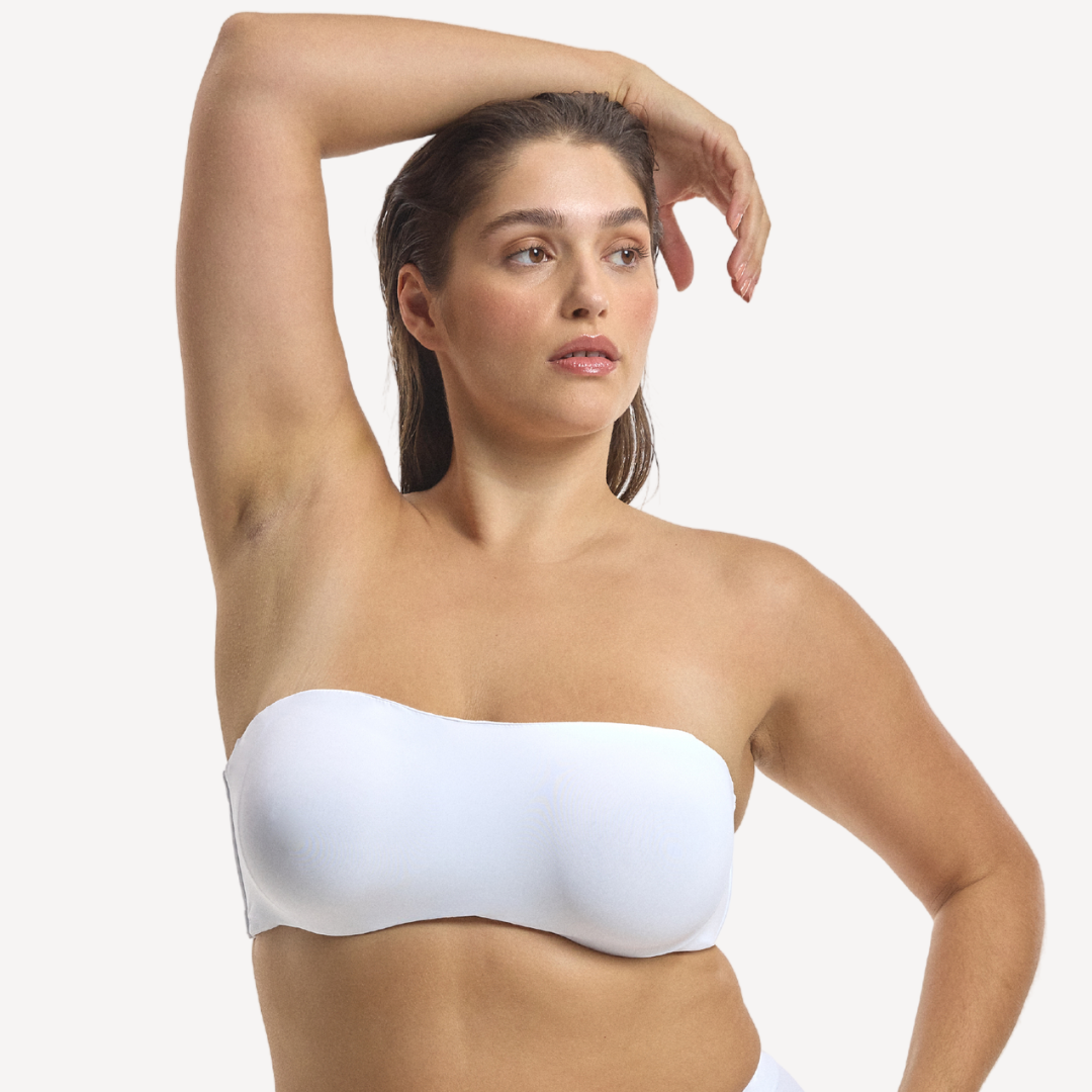 The Comfiest Ever Strapless Bra Ever White Strapless Bra Nala
